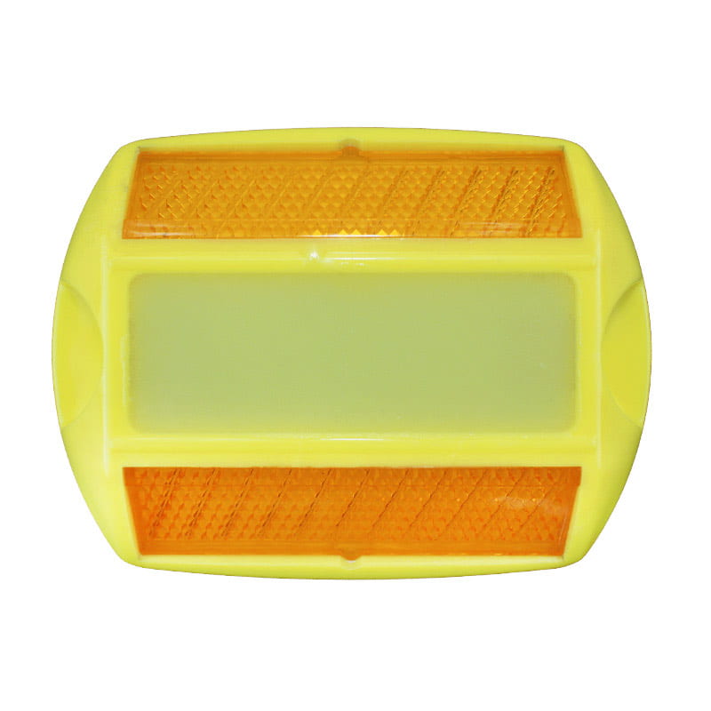 Reflective Road Studs Plastic Material Amber Reflector