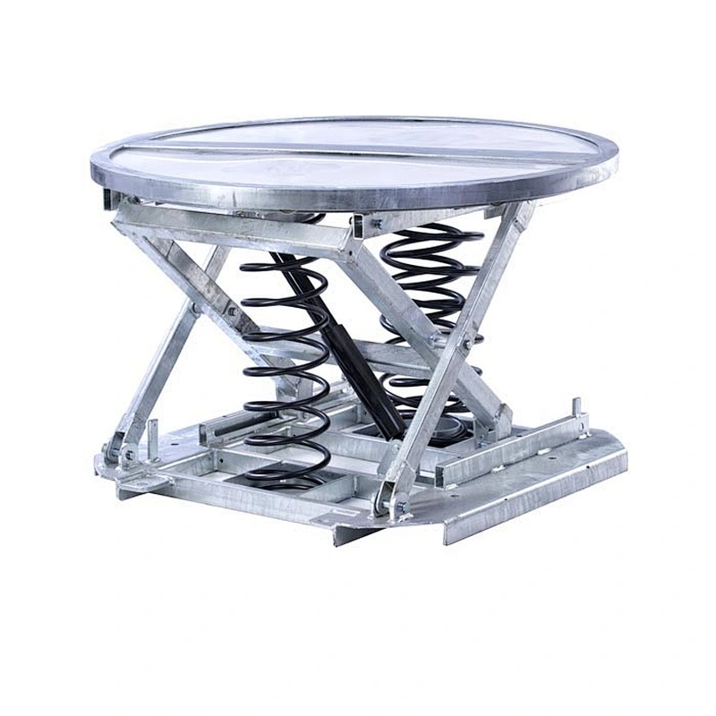 loader lift spring lift table pallet truck turntable
