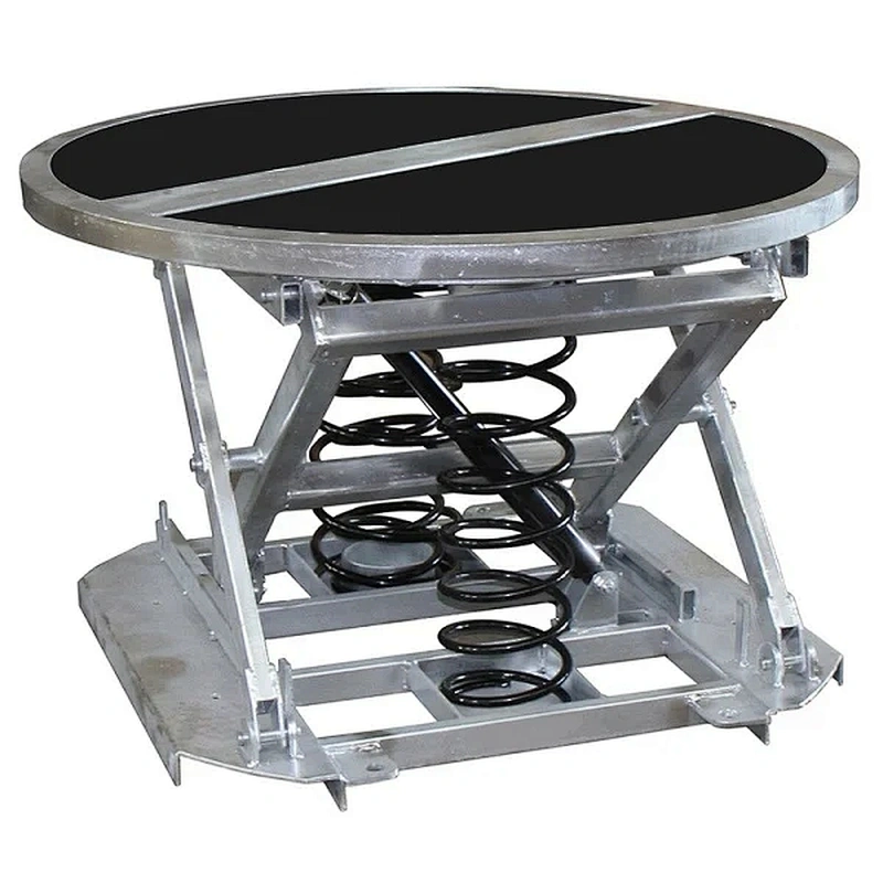 loader lift spring lift table pallet truck turntable