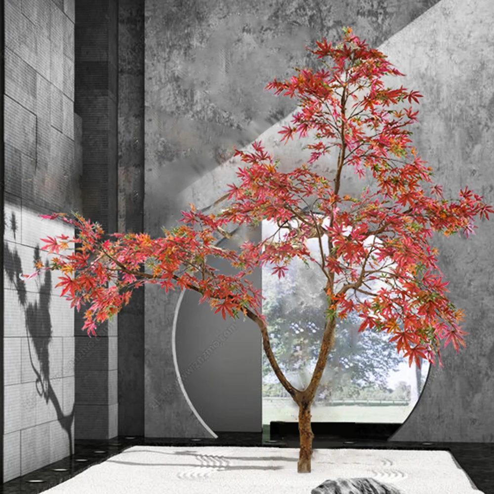 Artificial Red Maple Tree Artificial Plants Wholesale Artificial