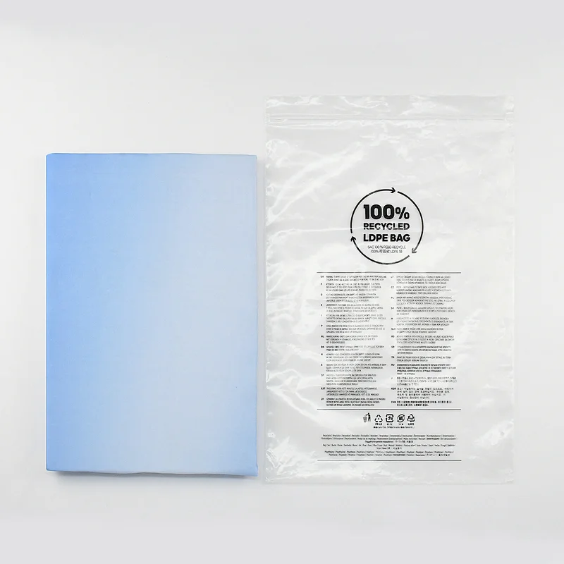 Custom recycled plastic grs certificate ziplock bags|goolien