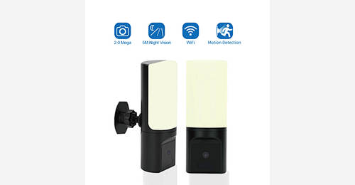Smart Wall Lamp WiFi Camera for Home Security