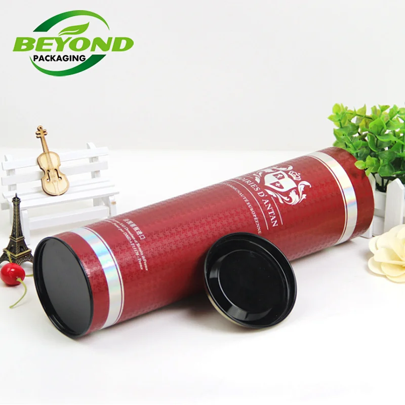 wholesale custom printing cardboard cylinder packaging box