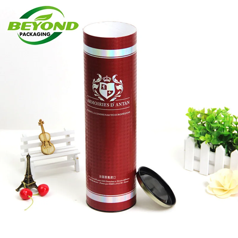 wholesale custom printing cardboard cylinder packaging box
