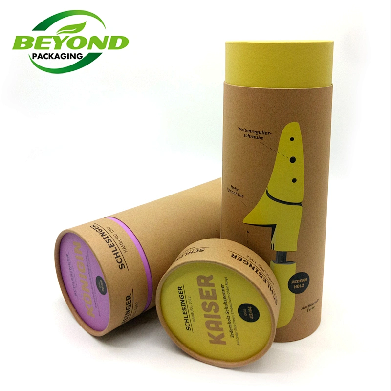 Biodegradable recycled kraft paper cardboard cylinder