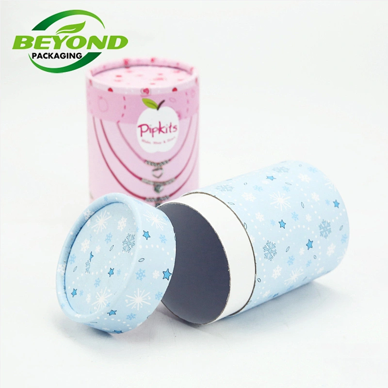 Luxury custom cardboard cylinder chocolate box packaging