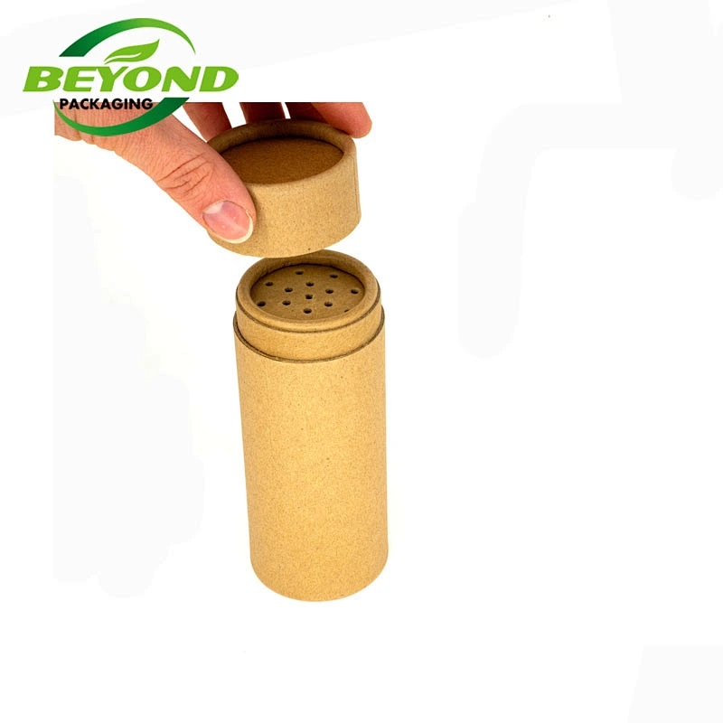 Biodegradable cardboard food shaker food grade paper tube