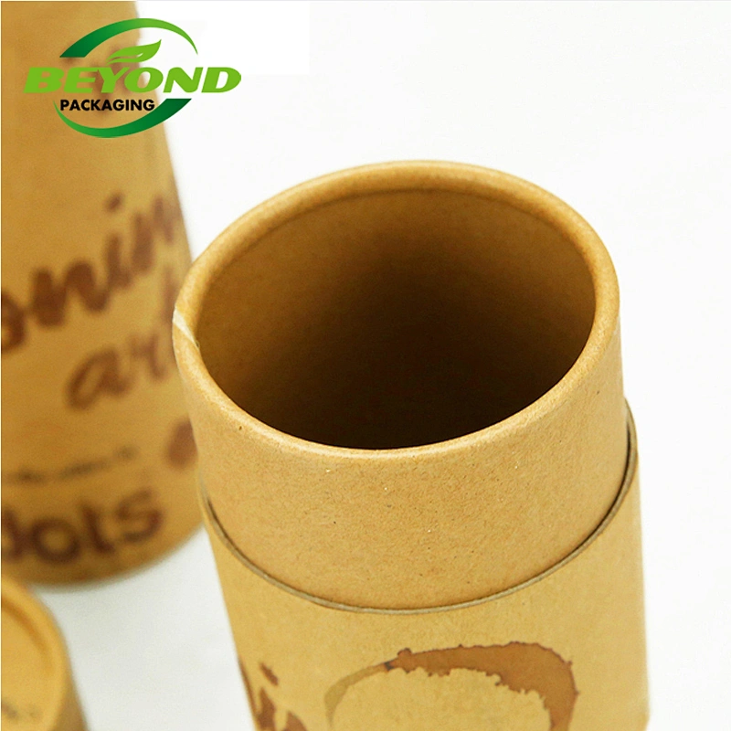 Biodegradable recycled kraft paper cardboard cylinder
