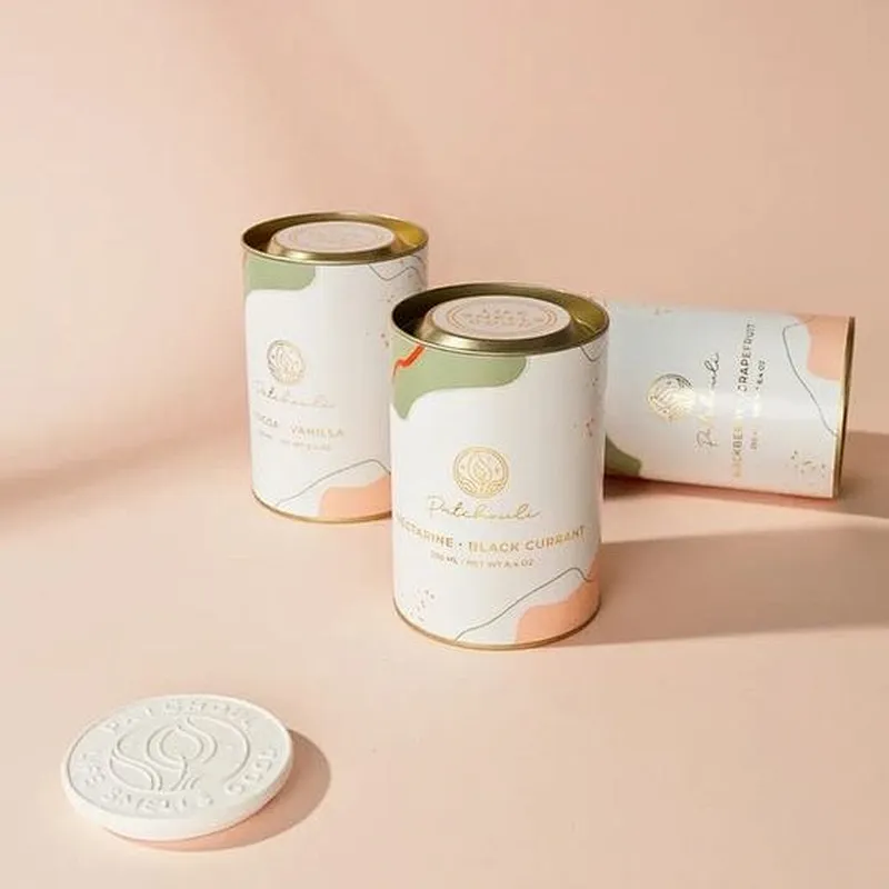 Custom 100% biodegradable cylinder chocolate boxes