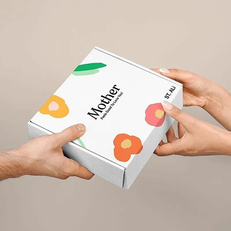 custom logo CMYK printing personalized shipping boxes