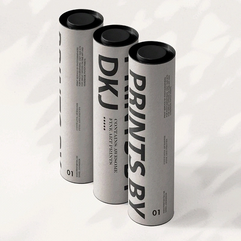 Round kraft cardboard tubes for posters packaging