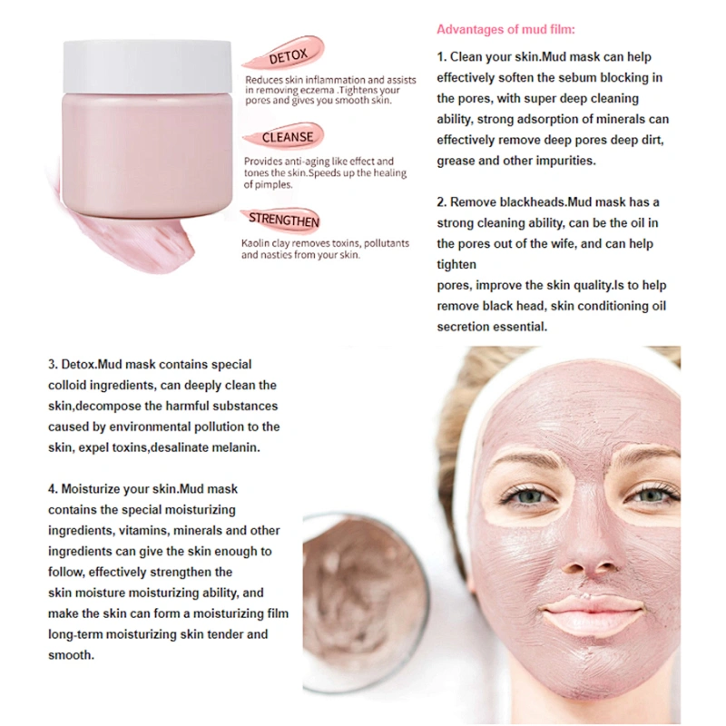 Pink Clay Mask Supplier Private Label Custom Formula