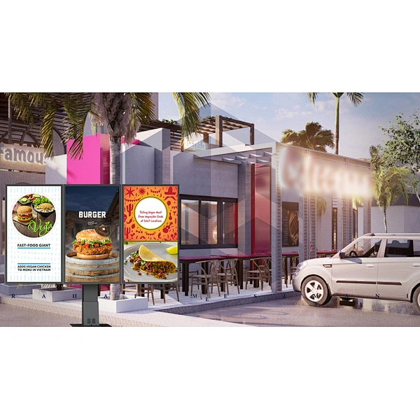 DOOH QSR Drive-thru Outdoor Digital Signage Manufacturers | QSR Menu ...