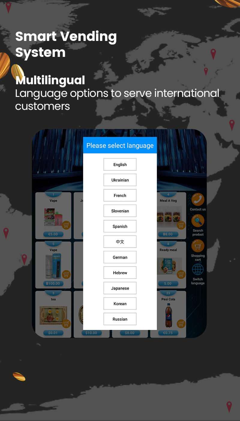 Smart Vending Machine for Snacks Beverages