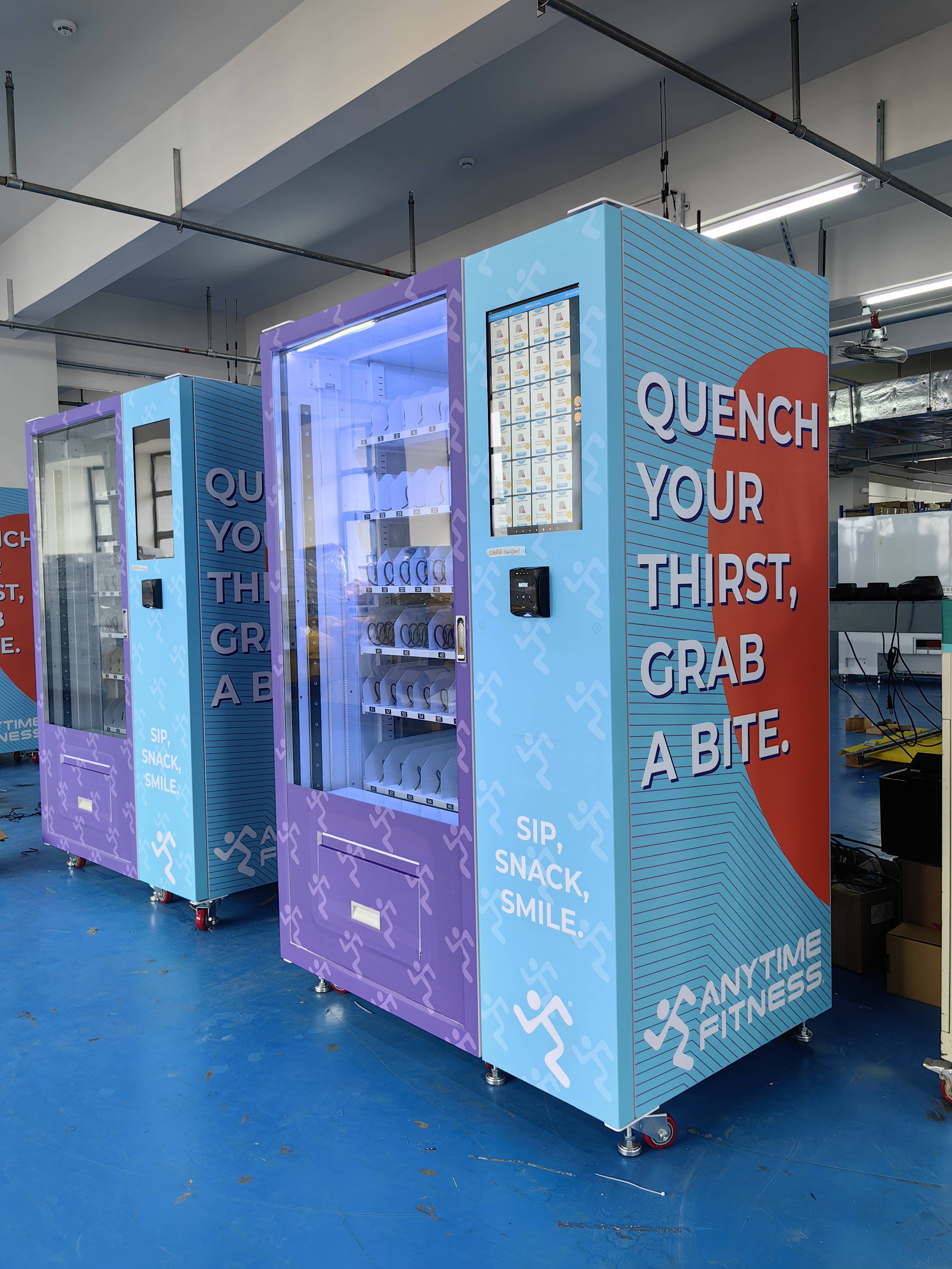 WEIMI Smart Vending Machines at Anytime Fitness Canada