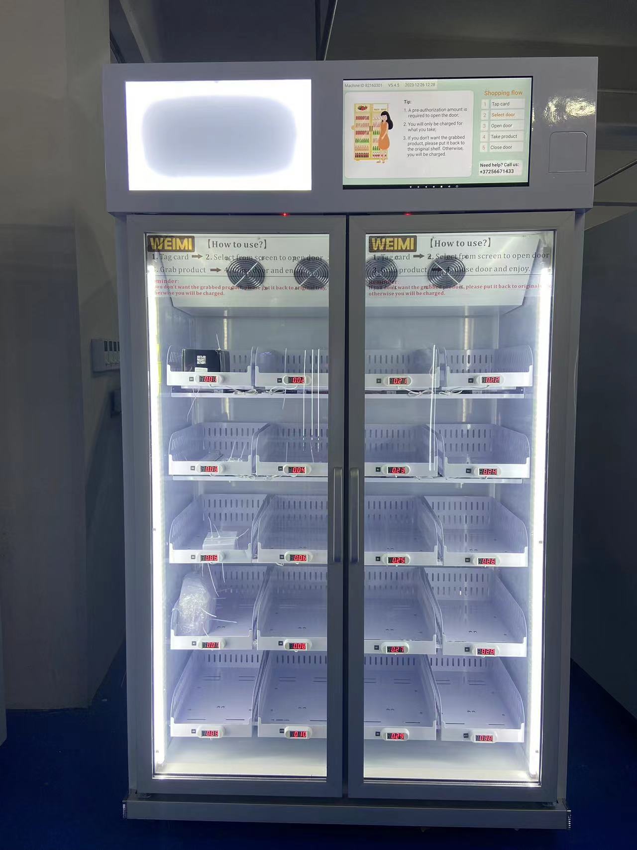 Micron Frozen Vending Machine to Estonia