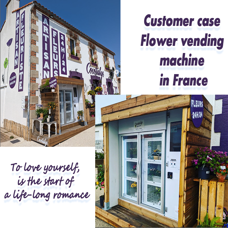 France: 24/7 Floral Retail-Flower Vending Machine
