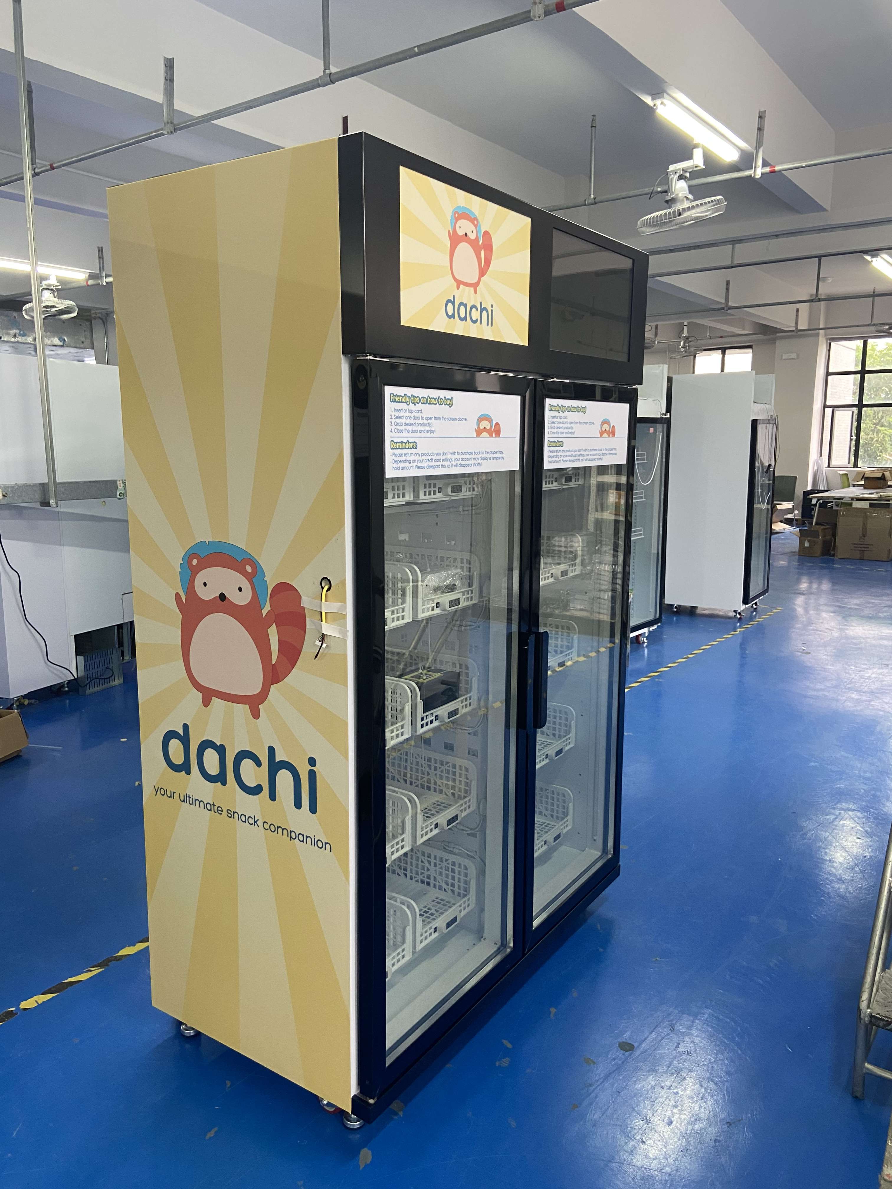 Micron Smart Fridge Vending Machine for dachi Snacks