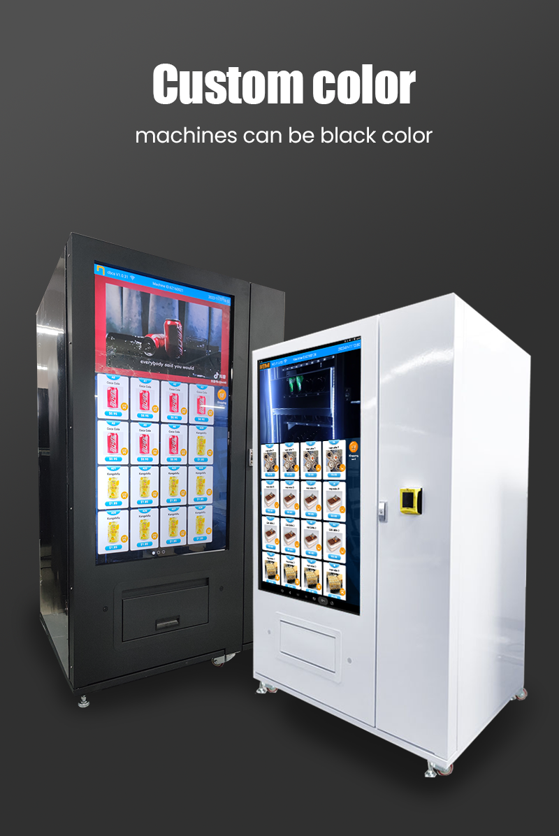 Big Touchscreen Snacks and Drinks Vending Machine