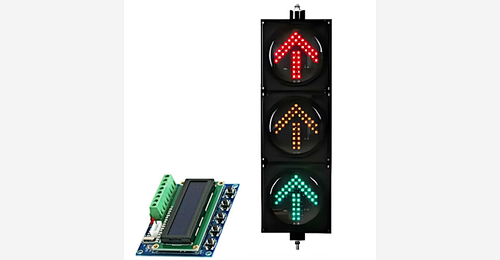 Outdoor Three-Color Warning Arrow LED Traffic Light