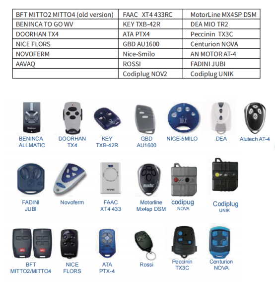 YET2129 is a universal copy code remote control duplicator.