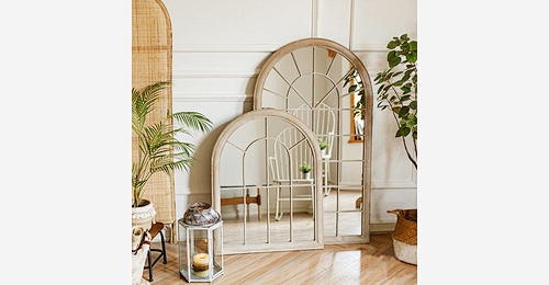 Arched Commercial Oversized Wall Mirror | PowerLon