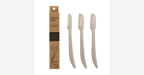 eco friendly wheat straw brow razor