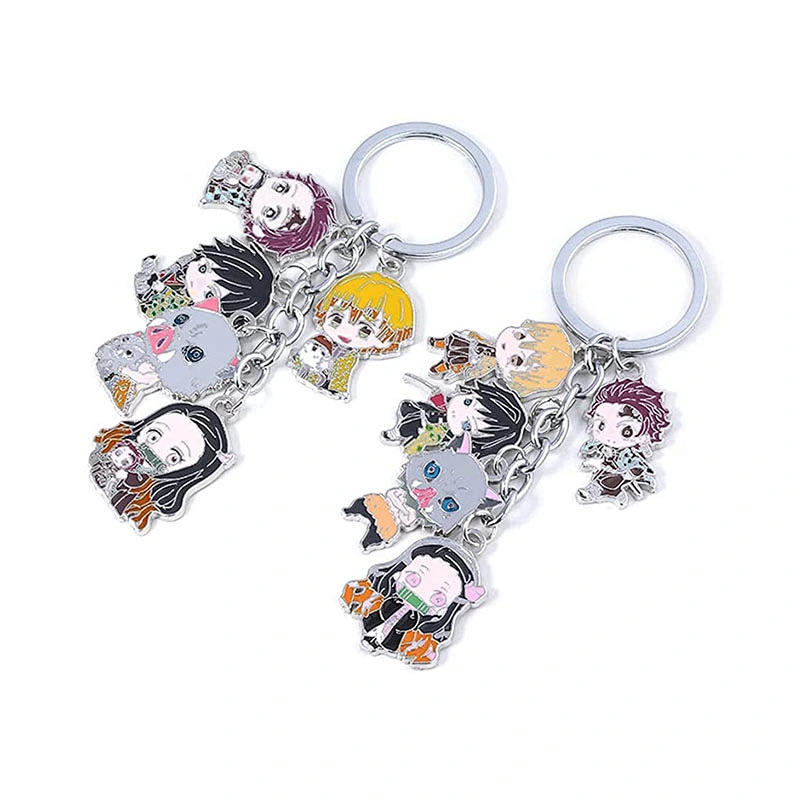 Custom Logo Demon Slayer Rengoku Nezuko Anime Hanafuda Chain Kimetsu No ...