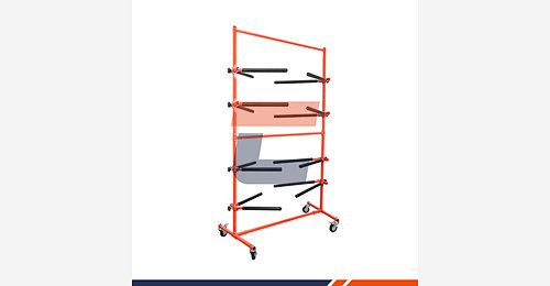 Double Sided Mobile Bumper Storage Rack - PHX