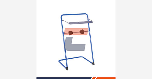 Floor Stand Wiper Roll Dispenser - PHX
