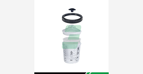 650ml, 190micron, linner&lid&cap, Disposable Paint Cups - PHX