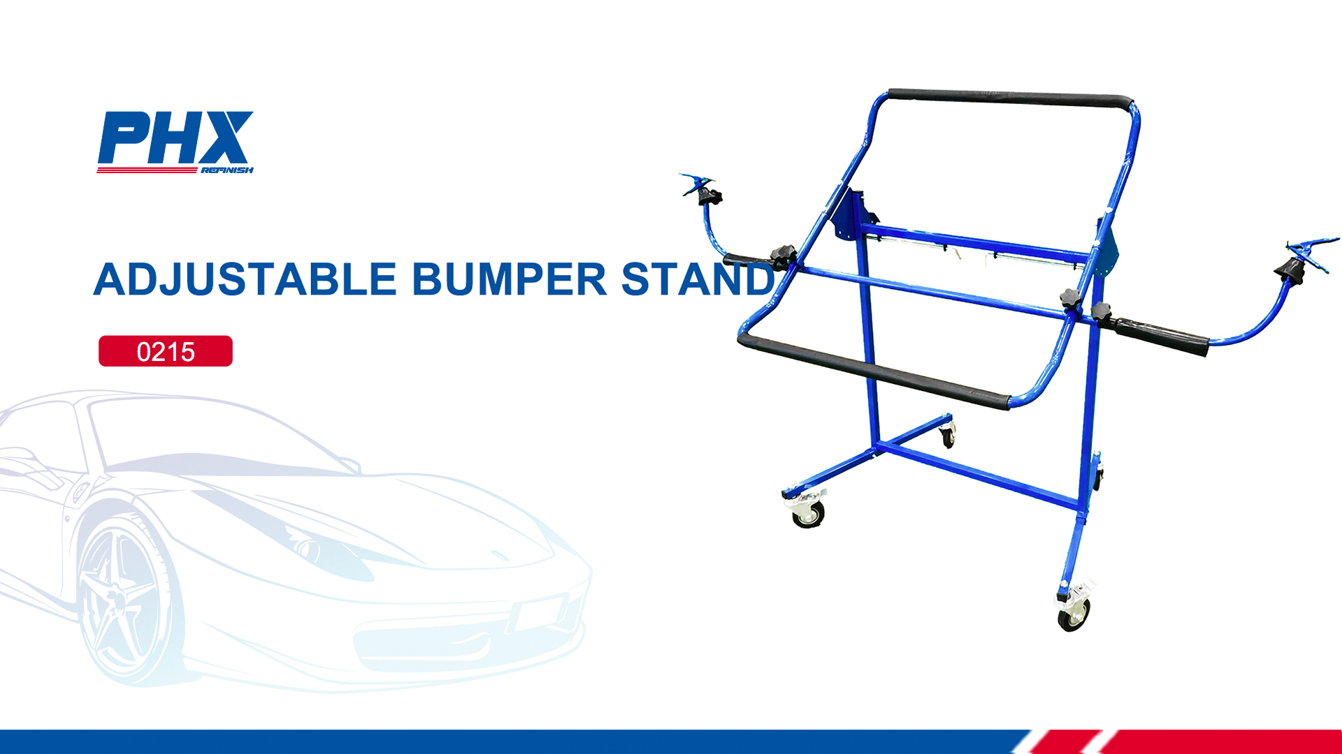 adjustable bumper stand