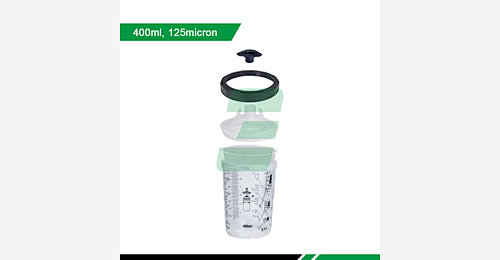 400ml, 125micron, linner&lid&cap, Paint Cup System - PHX