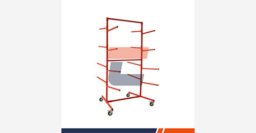 Double Sided Mobile Bumper Storage Rack - PHX