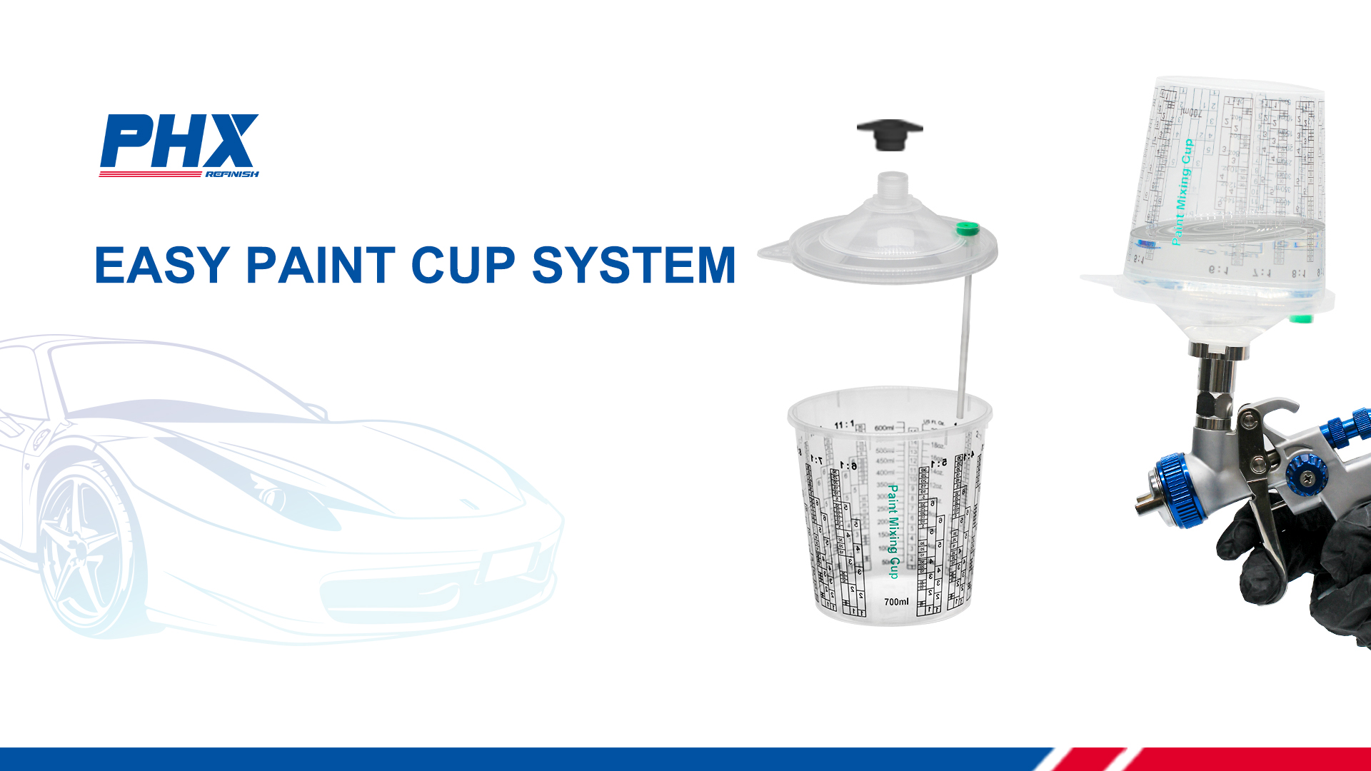 easy paint cup system