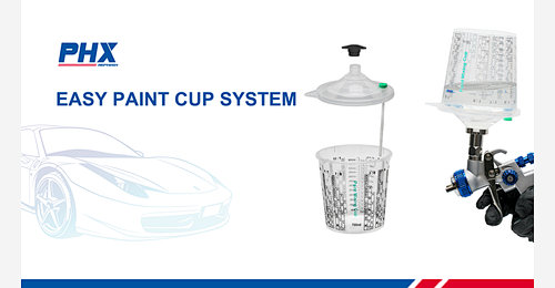easy paint cup system