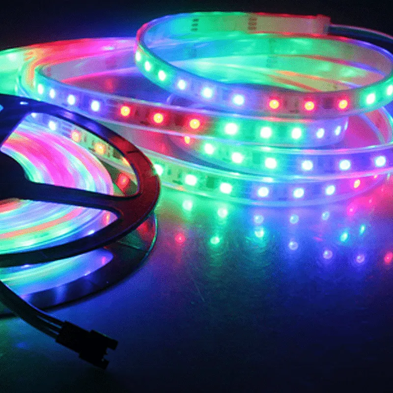 5050 smd flex waterproof rgb addressable led strip lights
