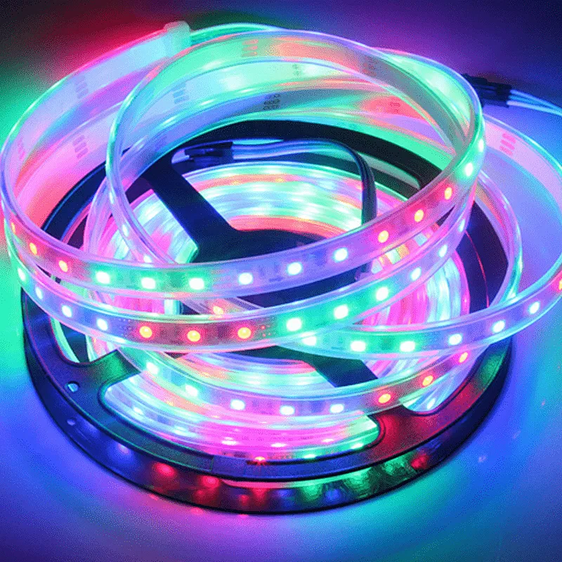 5050 smd flex waterproof rgb addressable led strip lights