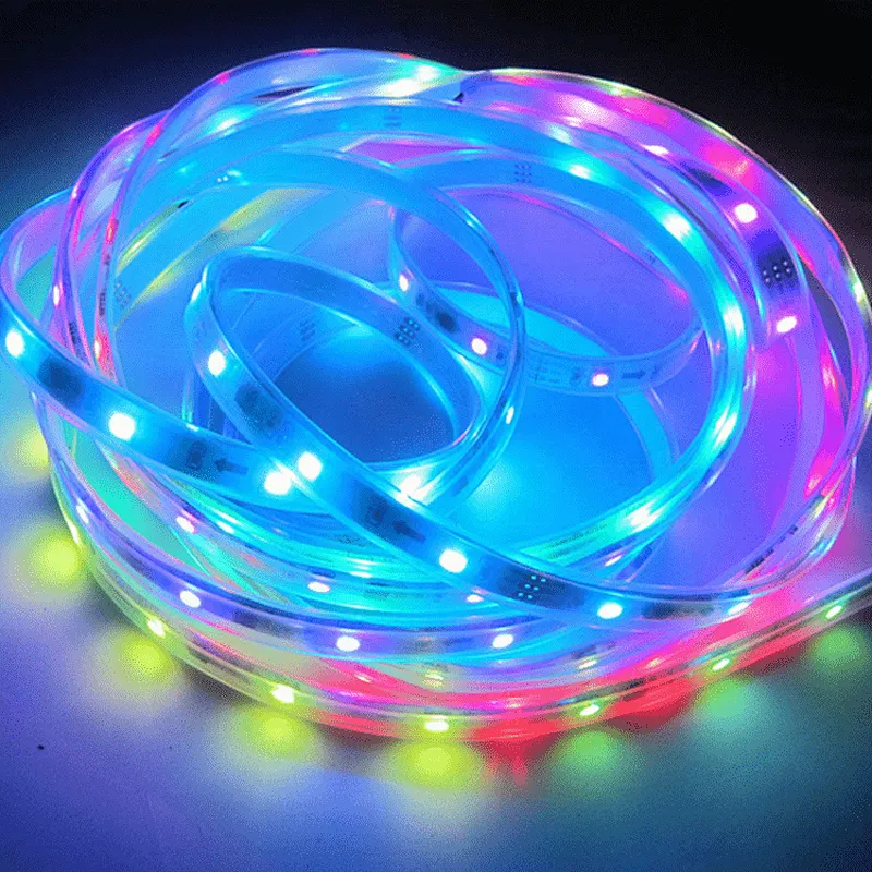 5050 smd flex waterproof rgb addressable led strip lights