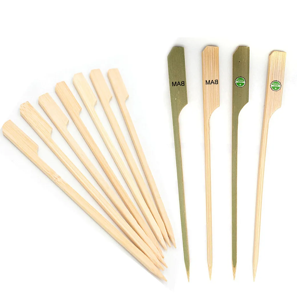 BIodegradable Bbq Bamboo Teppo Skewer