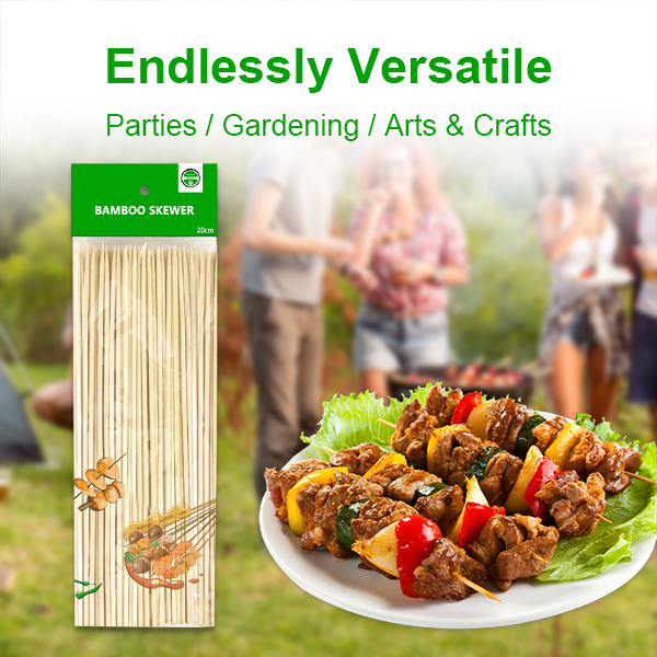 Eco-Friendly Boxed High Quality Bamboo Bbq Skewer