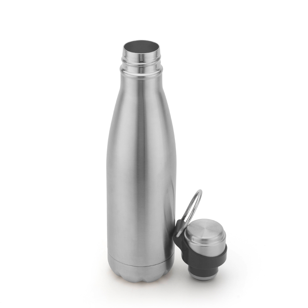 stainless steel cole bottle , stainless color bottle , pp handle lid mug