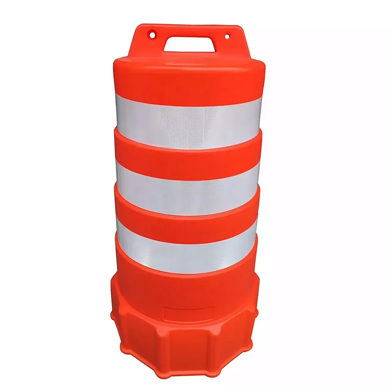 Highway safety barrels with reflective film, Made in China