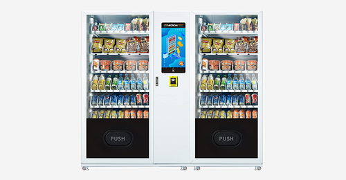 Double Combo Vending Machine for Meals and Snacks