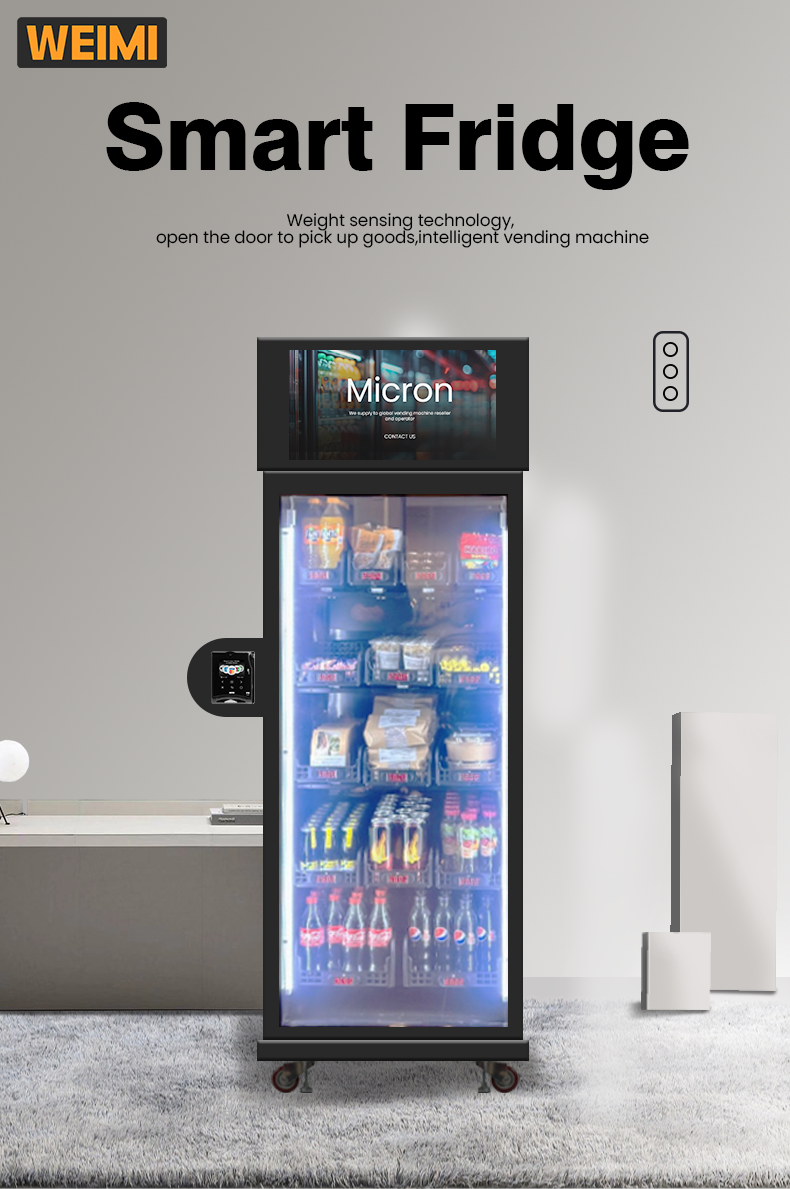 Office Smart Fridge Vending Machine for Food Snacks Drinks