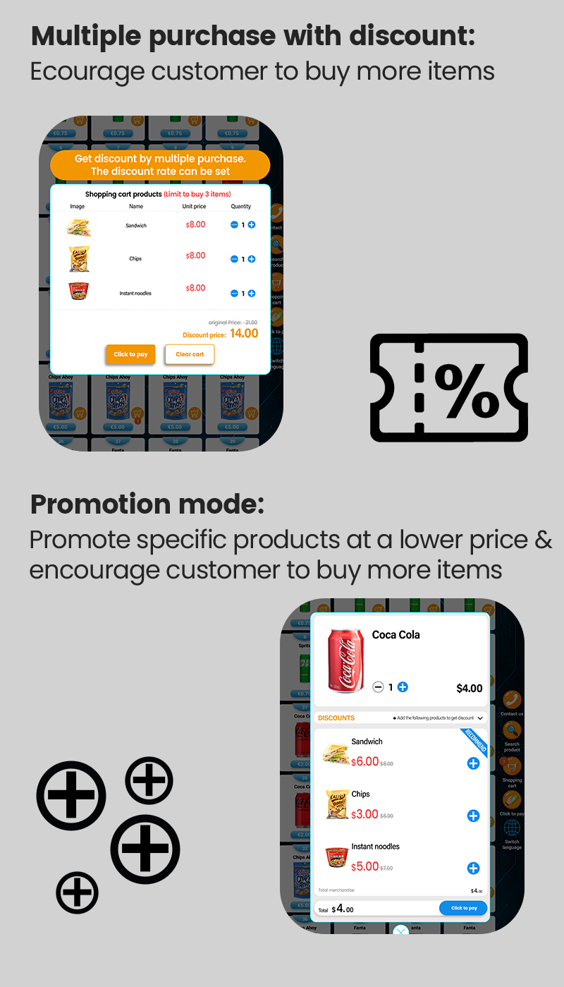 24/7 Unmanned Retail Self-service Store Vending Machine