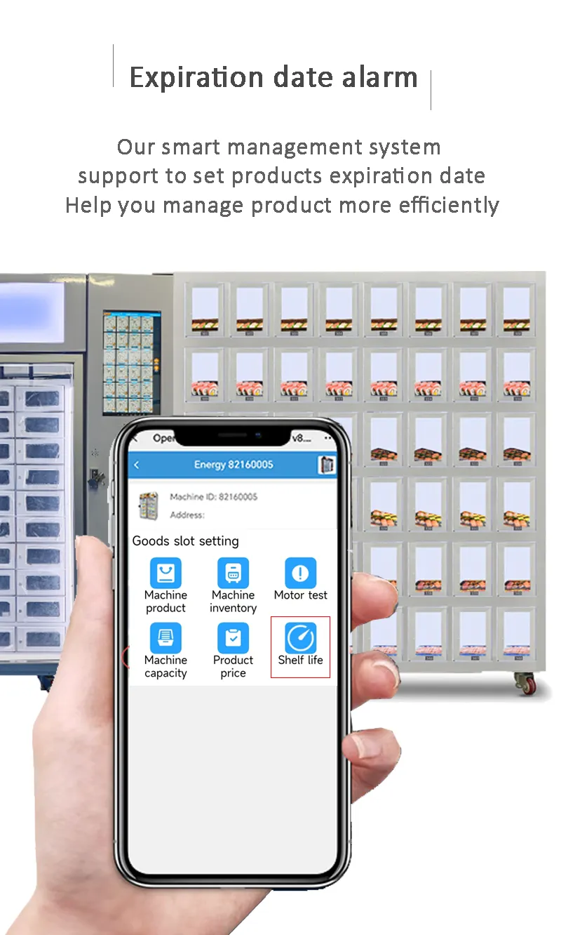 Fresh Sushi Vending Machine with Elevator for Fast Food