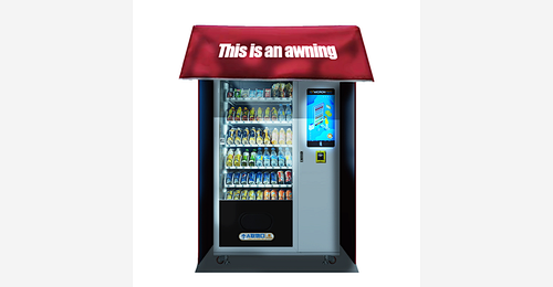 Outdoor Snacks Drinks Vending Machine with Shelter