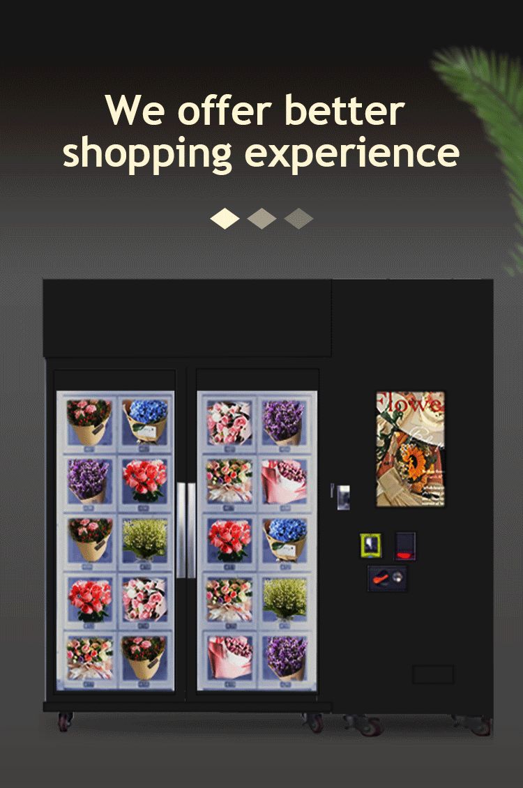 Flower Shop Fresh Bouquet Flower & Gift Vending Machine