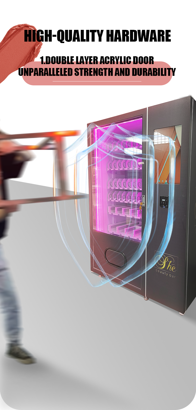 Beauty Vending Machine for Cosmetics Eyelash Perfume